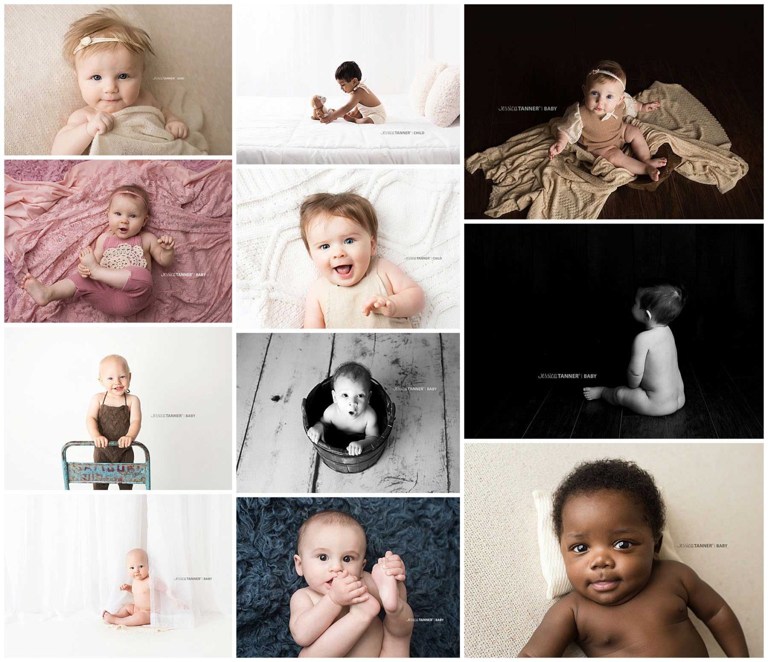 STUDIO BABY PORTRAITS - Jessica Tanner Photography